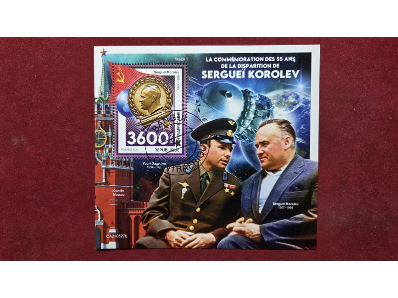 Centr.Afrička republika 2021..blok...W817