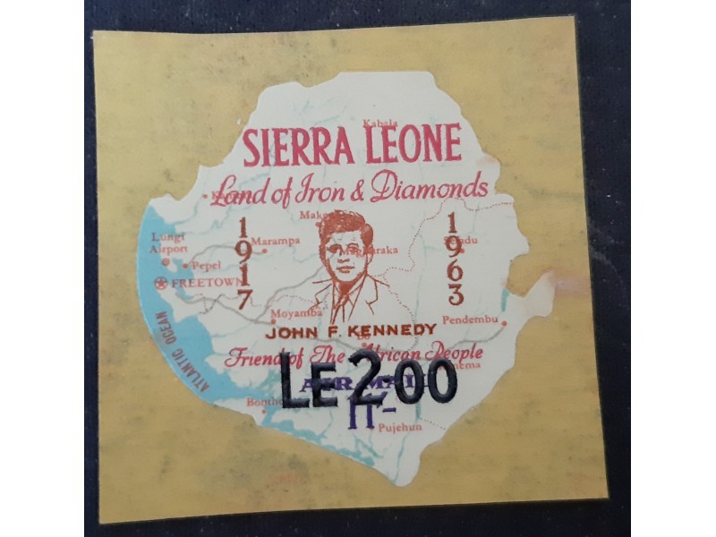 Marka 2742 Siera Leone KLjucna u ser 1964g cisto