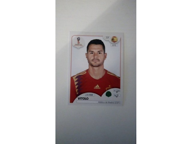 Panini FIFA 2018 Russia sličica broj 138