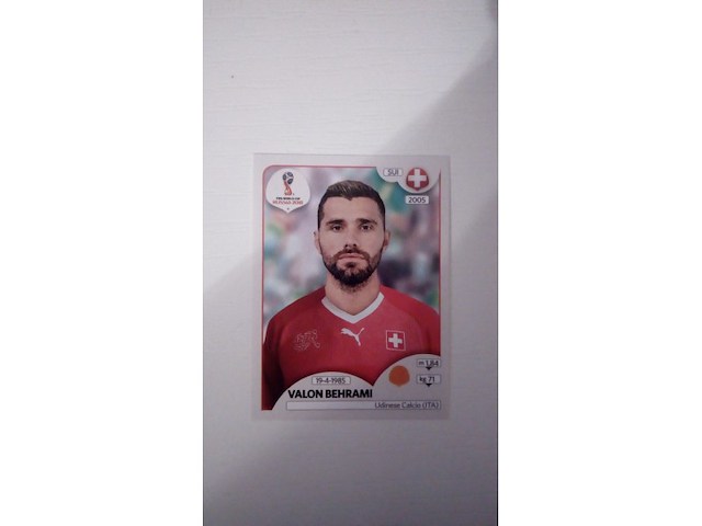 Panini FIFA 2018 Russia sličica broj 374