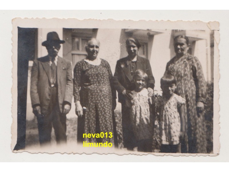 FOTOGRAFIJA - kraljevina,porodica 1934g.pozadi imena