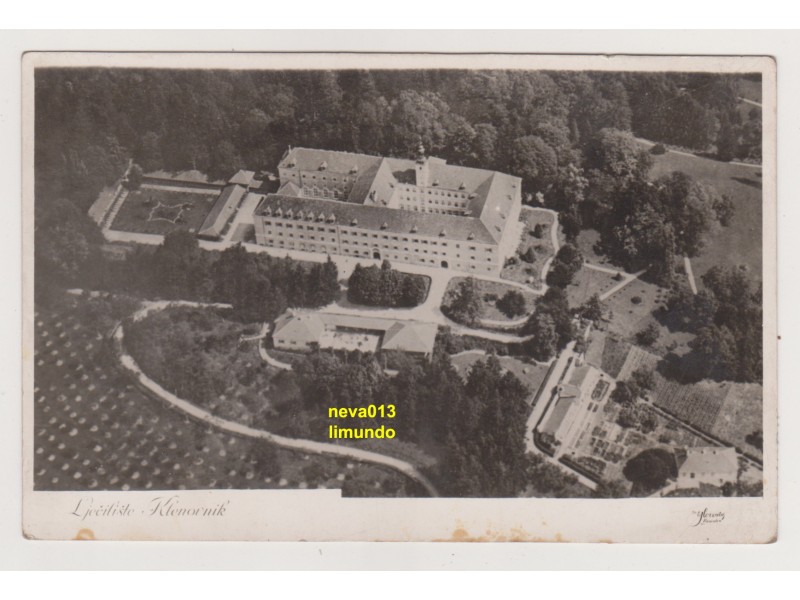 Fotogr.razglednica Ljeciliste Klenovnik,pisano 1936g.
