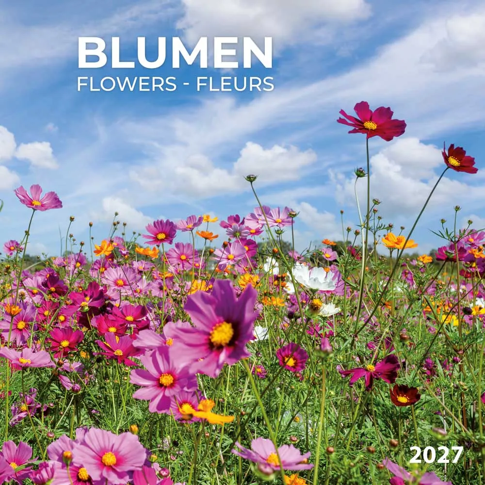 TUSHITA zidni kalendar BLUMEN/FLOWERS 2027
