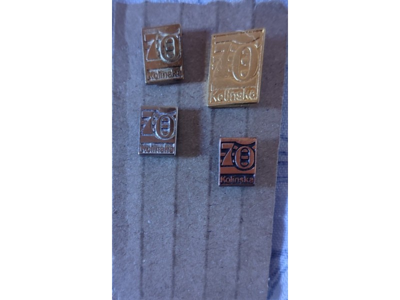 Lot 4 komada Kolinska 70 godina