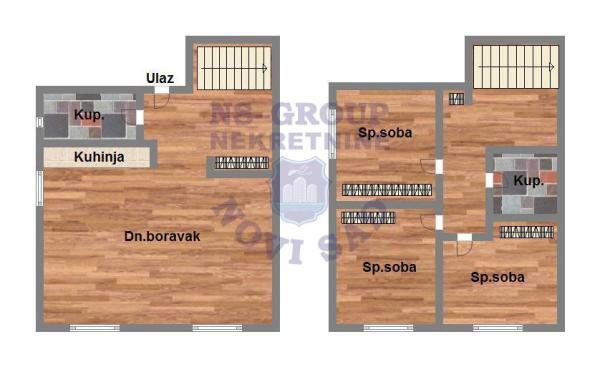 Troiposoban stan na prodaju, 73m2, 162.240€