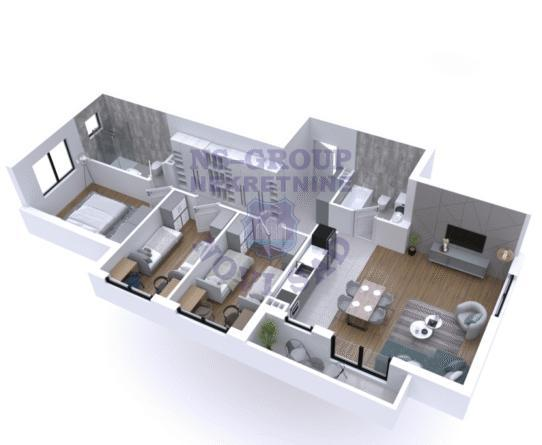 Četvorosoban stan na prodaju, 90m2, 253.310€