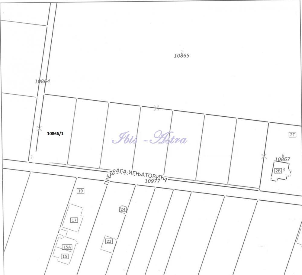 Predraga Ignjatovića Plac na prodaju, Palilula, Borča, 48.000€