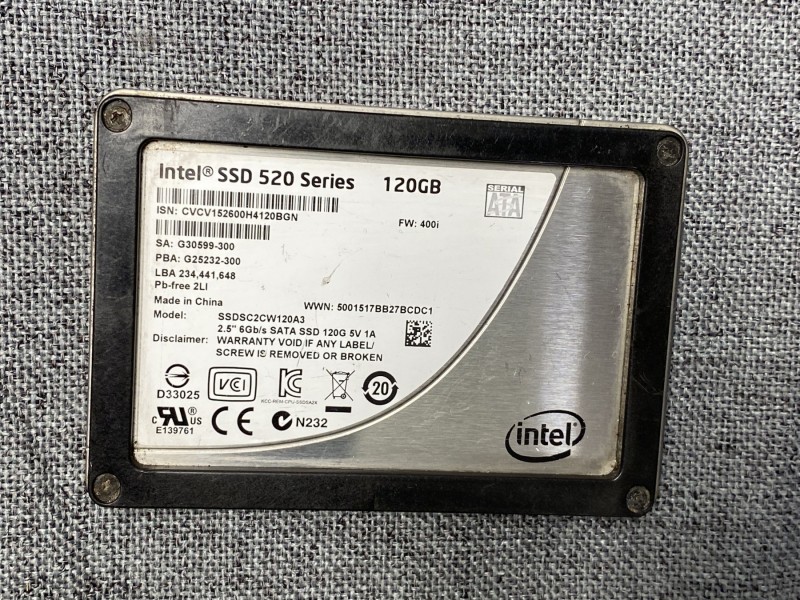 Intel SSD 120gb