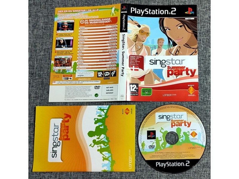Singstar Summer party - PS2 Originalna Igra