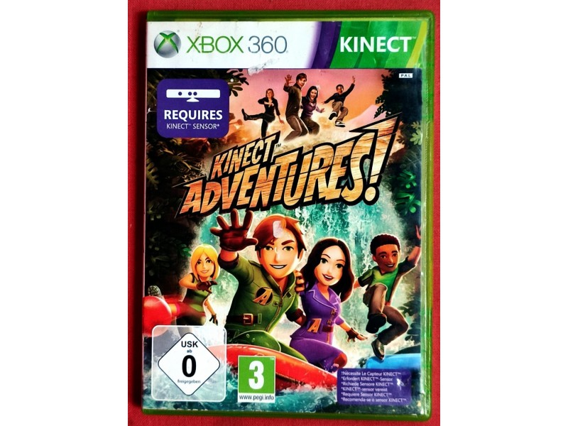 Kinect Adventures - Originalna Igra XBox 360