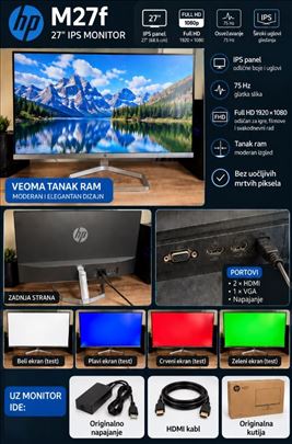 HP M27f 27 IPS Full HD 75Hz FreeSync