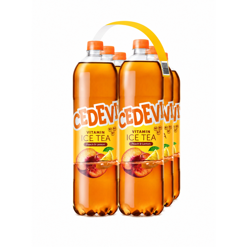 Cedevita ledeni čaj breskva i limun 1,5 l, XXL pakovanje 6 kom