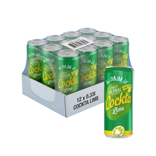 Cockta Lime limeta 0,33 l limenka, XXL pakovanje 12 kom