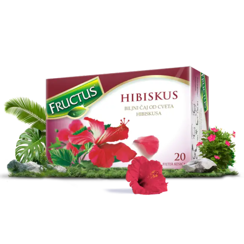 Fructus čaj Hibiskus Classic 20 filter kesica