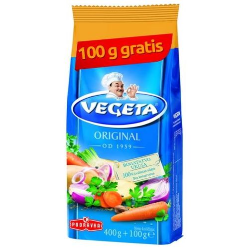 Vegeta Original 400 g + 100 g gratis kesica