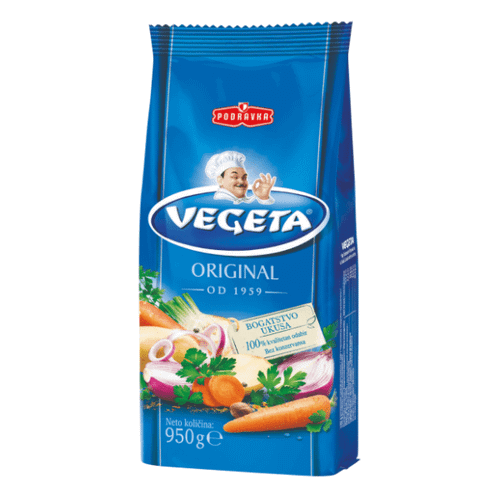 Vegeta Original 950 g + 150 g gratis kesica
