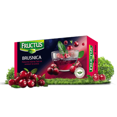 Fructus čaj Brusnica Everyday 20 filter kesica 40 g