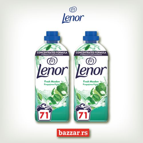 Lenor Fresh Meadow omekšivač za veš 2 x 1,491 l, 142 pranja