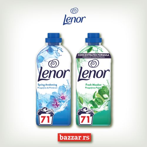 Lenor omekšivač za veš Spring Awakening + Fresh Meadow 2 x 1,491 l, 142 pranja