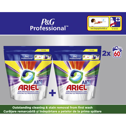 Ariel Professional All in 1 PODS Color kapsule za pranje veša, 120 pranja