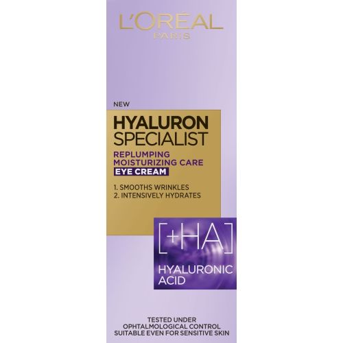 L'Oréal Paris Hyaluron Specialist krema za predeo oko očiju 15 ml
