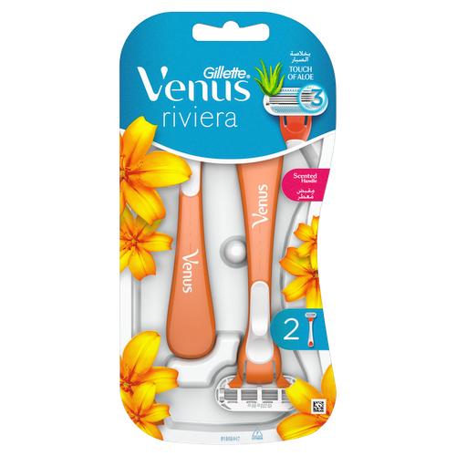 Gillette Venus Riviera jednokratni brijači za žene, 2 komada