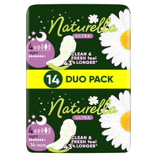 Naturella Ultra Night higijenski ulošci sa krilcima, veličina 4, 14 komada