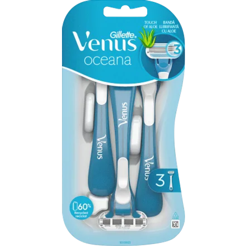 Gillette Venus Oceana jednokratni brijači za žene, 3 komada