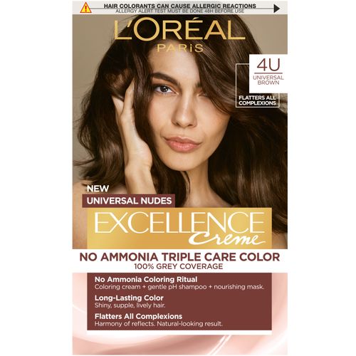 L'Oréal Paris Excellence Nudes farba za kosu 4U Smeđa