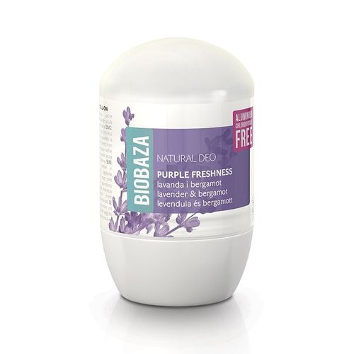 Biobaza Purple Freshness prirodni dezodorans roll-on 50 ml