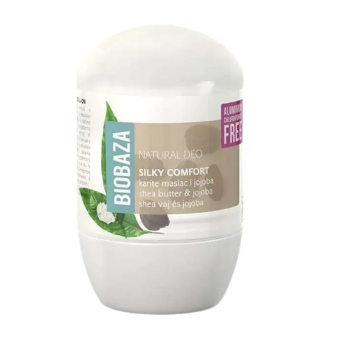 Biobaza Silky Comfort prirodni dezodorans roll-on 50 ml