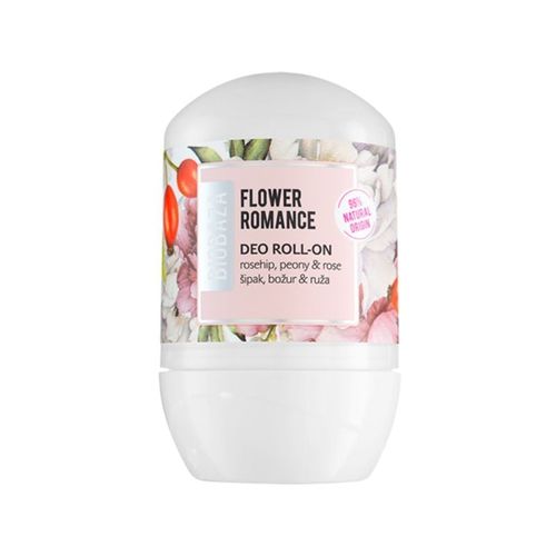 Biobaza Flower Romance prirodni dezodorans roll-on 50 ml