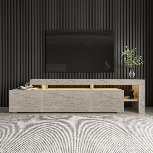 Hanah Home TV komoda Beliz, 192 cm, travertin