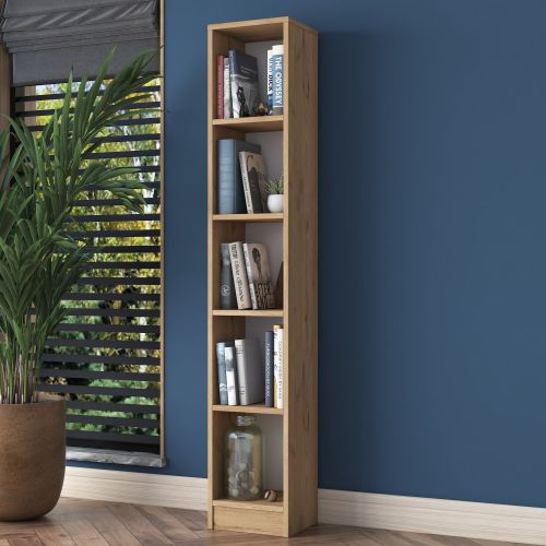 Hanah Home polica za knjige HC114 2661, 30 cm, orah