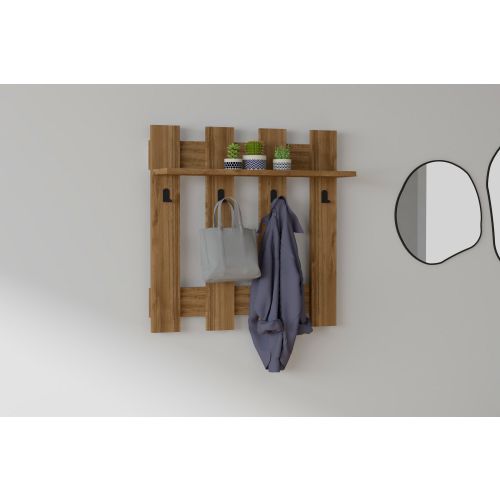 Hanah Home zidna vešalica Carina, 70 cm, orah