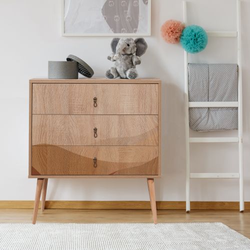 Hanah Home komoda City Trio Desert, 80 cm, višebojna