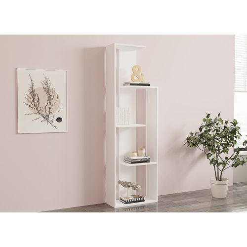 Hanah Home polica za knjige Wand, 50 cm, bela