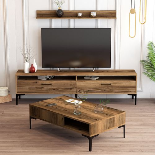 Hanah Home set nameštaja za dnevnu sobu Istanbul, orah
