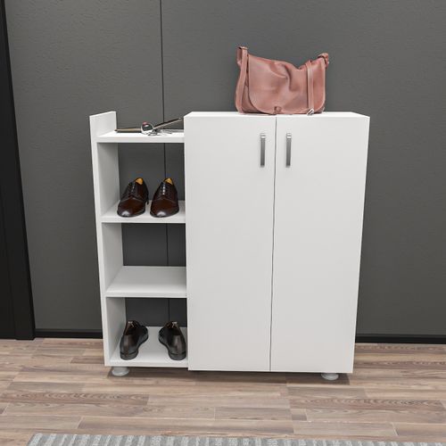 Hanah Home ormarić za cipele Asus, 90 cm, bela