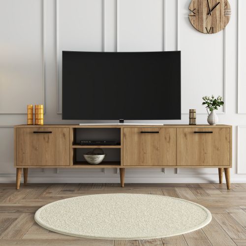 Hanah Home TV komoda Exxen 1587, 180 cm, hrast