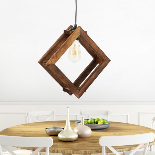 Opviq visilica Square, antik / braon
