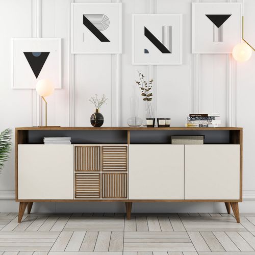 Hanah Home konzola Milan, 180 cm, orah / krem