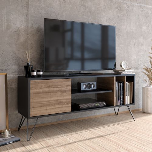 Hanah Home TV komoda Mistico (140), 140 cm, orah / crna