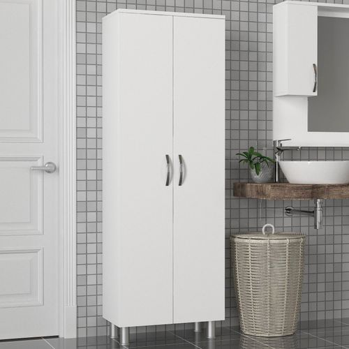 Hanah Home ormarić za kupatilo Arizona 2 Kapak, 59,4 cm, beli