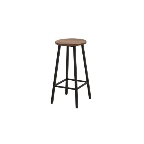 Hanah Home tabure Mola, 32 cm, barok crni