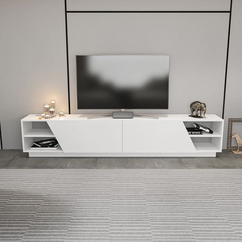 Hanah Home TV komoda Rhodes, 240 cm, bela