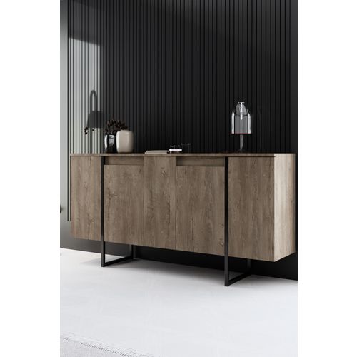 Hanah Home konzola Luxe, 160 cm, orah / crna