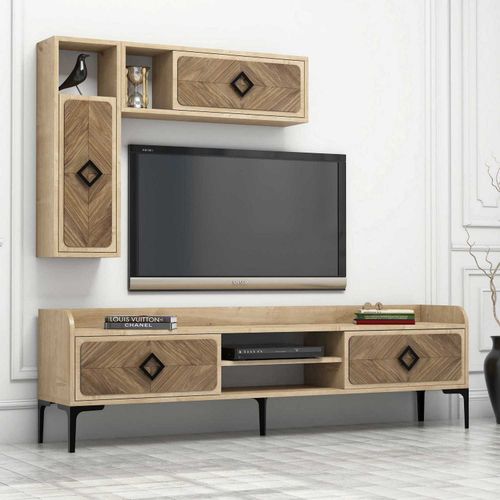 Hanah Home TV komoda Samba, 180 cm, hrast