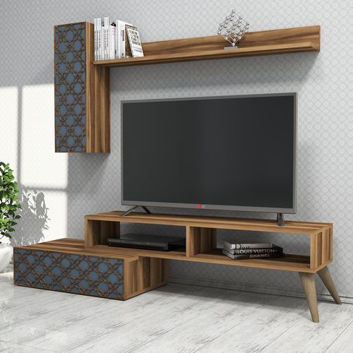 Hanah Home TV komoda Planet, 150 cm, orah / Chalcedony