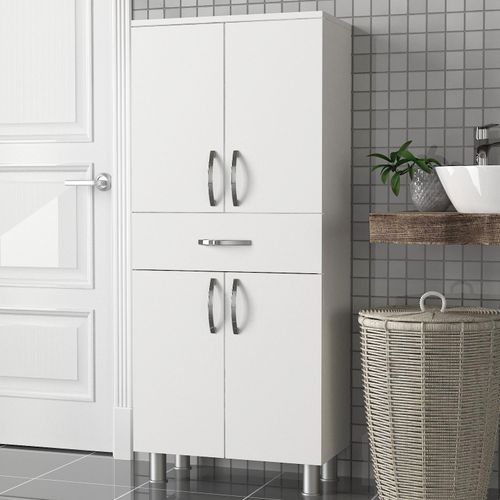 Hanah Home kupatilski ormarić Arizona sa 4 vrata, 59,4 cm, beli